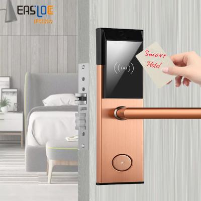 Cina Serratura Keyless intelligente astuta delle serrature di porta della carta chiave di operazione di batterie per la pensione dell'hotel in vendita