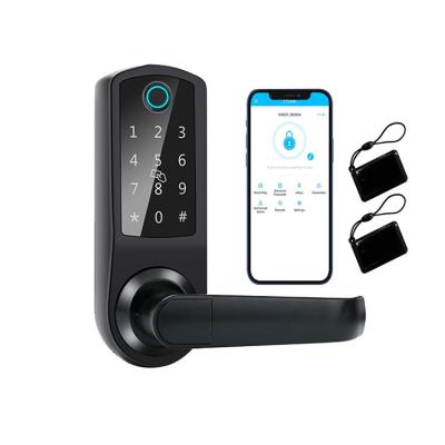 China App DC6V AA steuerte Länge des Türschloss-biometrische Fingerabdruck-180mm zu verkaufen