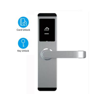 Cina Il nero/argento della serratura di porta della carta dell'hotel RFID in lega di zinco con software libero in vendita