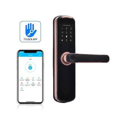 China Fechadura da porta Thumbprint 0.1S biométrico de WiFi da impressão digital de FPC Keyless for sale