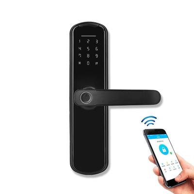 China TTlock App Controlled Smart Lock Key Pad SU304 DC6V With Handles for sale