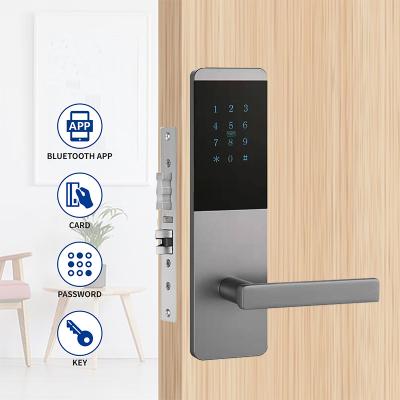 Cina 4 in 1 appartamento in lega di alluminio smart TTlock Chiusura porta con tastiera touch in vendita