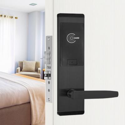 Cina Serratura di porta astuta elettronica della carta Keyless nera di colore RFID per l'hotel in vendita