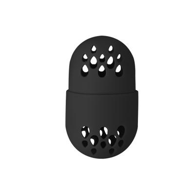 China Wholesale Silicone Makeup Egg Storage Box Factory Direct Dustproof Beauty Blender Holder Case for sale