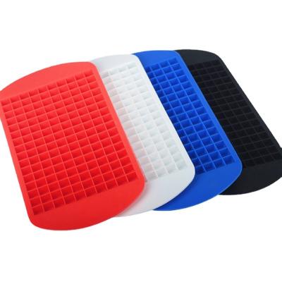 China Bulk 160 Silicone Ice Cube Trays | 1*1*1cm Small Square Ice Molds Wholesale for sale