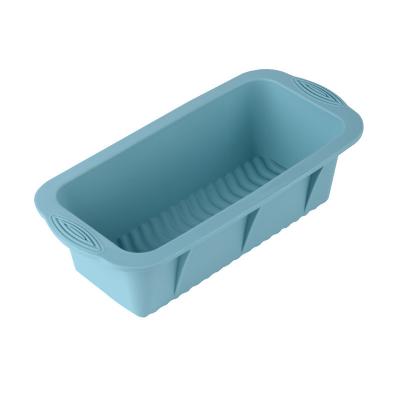 China Factory Wholesale Silicone Easy-Demolding Toast Mold, Kitchen Bread Baking Tray, Rectangular Cake Baking Mold, High-Temperature Resistant Baking Mold for sale