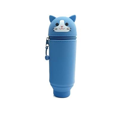 China Factory Direct Cartoon Silicone Telescopic Pen Holder, Portable Backpack Storage Box for Bulk Supply & Customization for sale