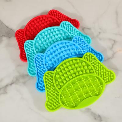 China Factory Direct Food-grade Silicone Pet Suction Cup Feeding Pad, Non-slip Pet Meal Mat for Dogs & Cats (Customizable, Easy to Clean) for sale