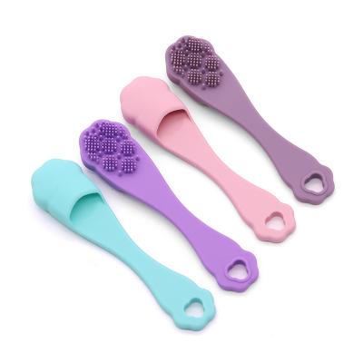 China Factory Direct Silicone Nose Tip Brush, Manual Thumb Wash Brush (Soft, Non-irritating, Reusable, Customizable) for sale