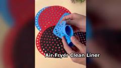 OEM/ODM Silicone Air Fryer Pad - Heat Insulation Silicone Liner for Air Fryer Inner Use