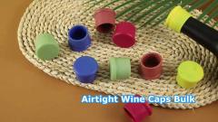 Bulk Silicone Wine Bottle Storage Cap | Food Grade Airtight Wine Bottle Stopper Wholesale