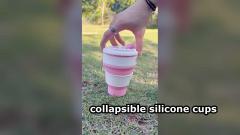 collapsible silicone cups