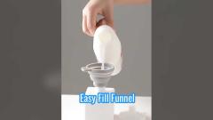 Factory Wholesale Silicone Folding Funnel, Large-Bore Suction Nozzle, For Mixed Grain Storage Bag, I