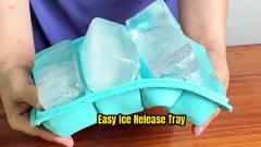 Food Grade Silicone Ice Cube Tray Mold | Flexible Reusable Ice Cube Maker Wholesale Factory