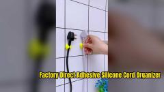 Wholesale Silicone Cable Clips | Factory Direct Adhesive Silicone Cord Organizer Clips Bulk Export