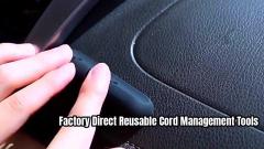 Bulk Silicone Cable Organizers | Factory Direct Reusable Cord Management Tools
