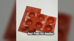 Factory Wholesale 6-Hole Large Semi-Circular Silicone Mold, Spherical Soap Mold, Silicone Cake Mold,
