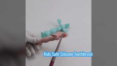 Factory Direct Supply Children's Silicone Toothbrush, Kids Oral Care Soft Silicone Toothbrush, Custo