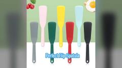 Food Grade Silicone Egg Frying Spatula | Non-Stick Heat Resistant Turner Factory Wholesale