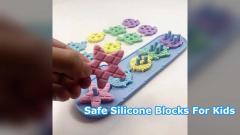 Factory Direct Silicone Building Blocks, Early Education Toys for Intelligence Stimulation & Sense D
