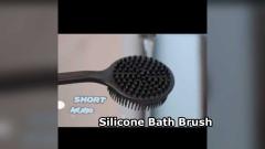 Factory Wholesale Silicone Bath Brush, Multi-Functional Double-Sided Massage Brush for Bathing, Back