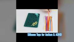 Sensory Silicone Toys for Autism & ADHD, BPA Free Calming Sensory Fidget Tools, Factory Bulk Wholesa