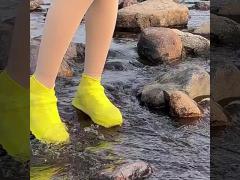 Factory Direct Rain Boots, Waterproof Anti-Slip Thick Durable Work Rain Boots for Industrial & Daily