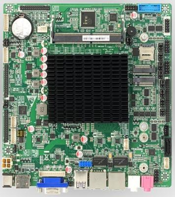 Cina Intel®J6412CPU ha saldato a bordo di mini scheda madre sottile 2LAN/6COM/8USB di ITX in vendita