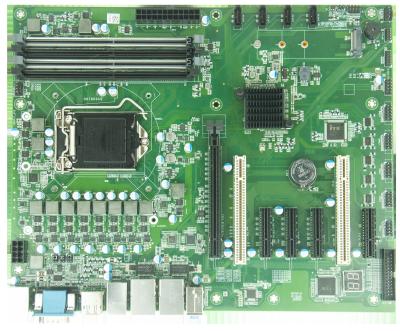Cina Intel PCH B560 Chip Scheda madre ATX industriale 2LAN 6COM 14USB VGA HDMI DP in vendita