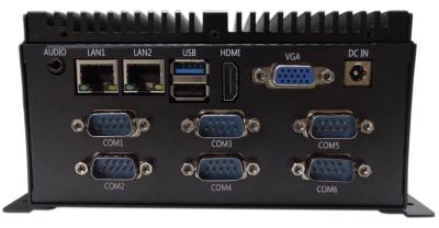 Cina Nessun industriale del fan MIS-EPIC07 ha incluso serie doppia 6 USB della rete 6 del CPU di serie 3855U o J1900 del computer in vendita