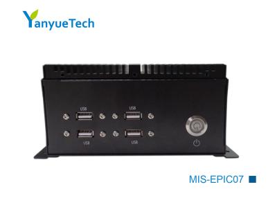 China MIS-EPIC07 serie dual 6 USB de la red 6 de la CPU de ninguna de la fan serie integrada industrial 3855U o J1900 del ordenador en venta