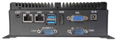 Cina Serie 4 USB della rete 2 del doppio del CPU della scatola MIS-EPIC08 di PC del bordo di serie Fanless 3855U o J1900 del bastone in vendita