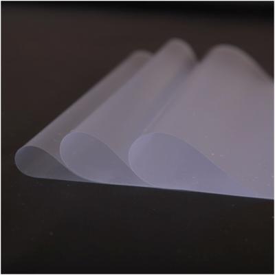 China PVC Uncoated Overlay Film/ with Scratch resistance, better ability of lamination. High transparency. for sale