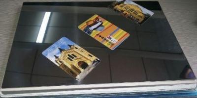China Anti Scratch 800 Micron HRC80 0.6mm Glossy Finish Card Laminated Steel Sheet for sale