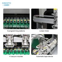 China Automatic Tape to Tape IC Programming Machine 6500 UPH 8 Stations 4 Nozzles Linear Motor for sale