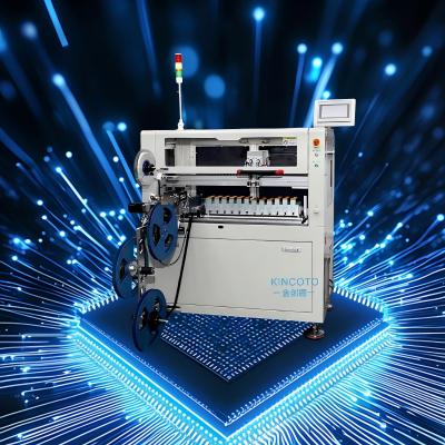 China PLC Controlled Tape IC Programmer | 12 Stations 2500 UPH Auto Sealing Reel to Reel Chip Burning Machine for SMT for sale
