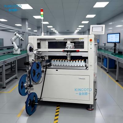 China Tube to Tape Automatic IC Programmer | 12-Station 2500 UPH Reel to Reel Chip Burner for MCU/Flash Packaging for sale