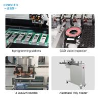 China Industrial Automatic IC Programming Robot 2000 UPH Vision-Guided Programmer with 8 Sockets for QFP QFN SOP BGA for sale