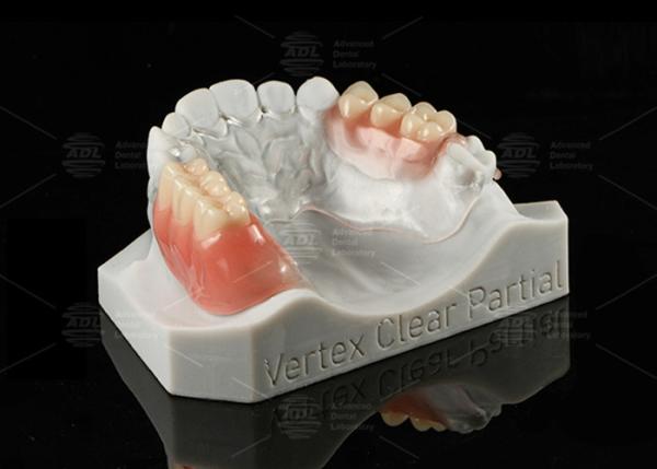 Quality Vertex Clear Flexible Partial Virtually Unbreakable Low Allergy Risk Full for sale