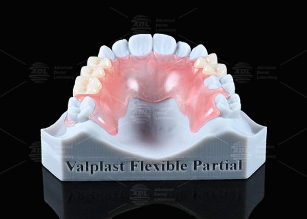 China Natural Looking Valplast Partial Denture Longevity Highly Resistant To Fractures supplier