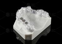 Quality Custom Made Transparent Dental Implant Solution Surgical Stent Ergonomic Design manufacturer