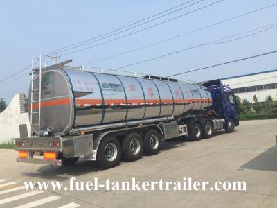 Cina 3 litri di rimorchio del serbatoio di benzina degli assi 40.000 - 60.000/rimorchio camion di serbatoio di combustibile in vendita