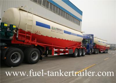 中国 60 トン 3 の車軸セメントの Bulker のトレーラー、ディーゼル機関または電気モーター 販売のため