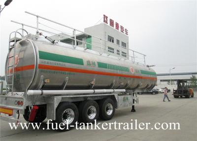 Cina 3 rimorchio del camion cisterna del combustibile della lega di alluminio dell'asse 40000liter 5083 in vendita