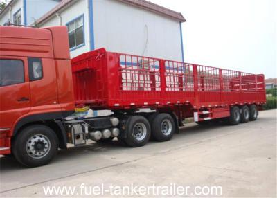 China Column board type Side Wall Trailer for mid / long distance transportation for sale
