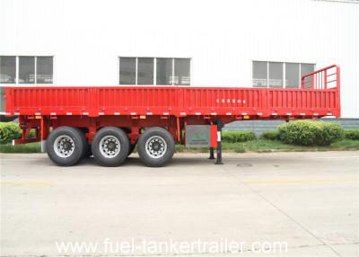 China 3 Alxe cargo side wall trailer with16 U shaped steel or I shaped steel side beam for sale