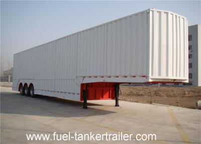 China Tri - axle enclosed Strong box semi trailer for dry cargo transportation for sale