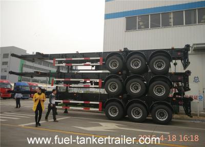 China 40FT Tri Axle container chassis , 40tons capacity shipping container chassis for sale