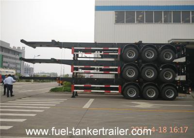 China 40FT 3 Axles Shipping Container Trailer Chassis , 40 tons tank container chassis for sale