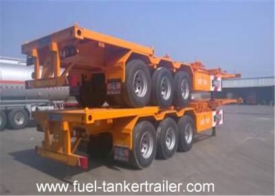 China Steel Material Container Trailer Chassis , Shipping container chassis for sale